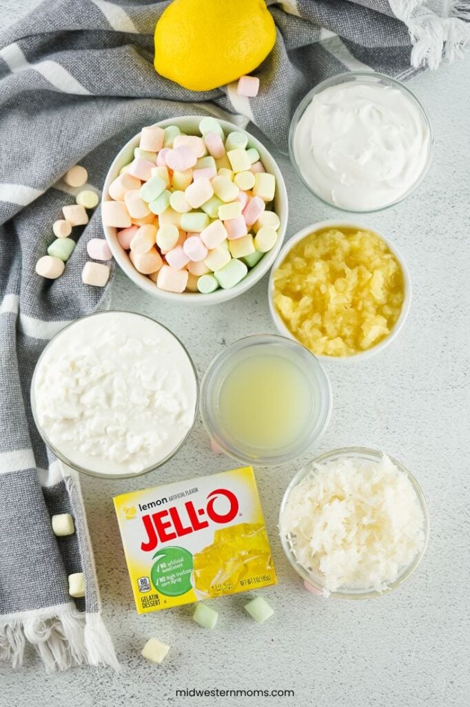 Delicious Lemon Fluff Salad Recipe - Midwestern Moms